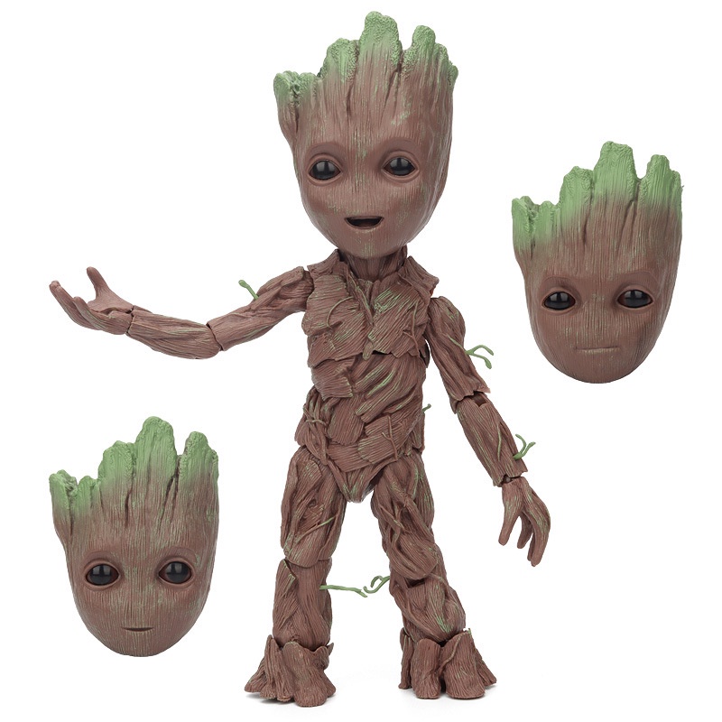 Guardians of the Galaxy2GRUITGroot Little Tree Man Baby Movable Hand ...