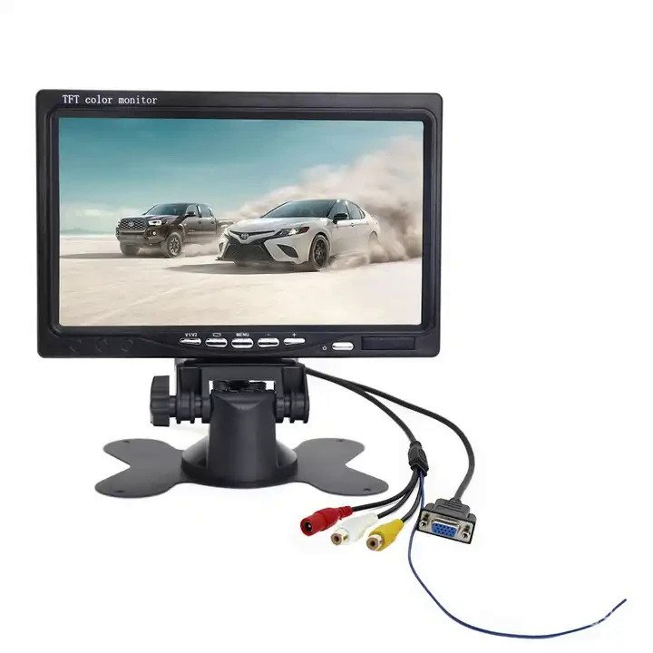 HD rear view 7 inch TFT LCD Monitor Car monitor screen reverse backup ...
