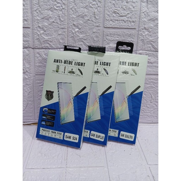 UV Blue light tempered glass for samsung s24,s24 plus,s24 ultra ...