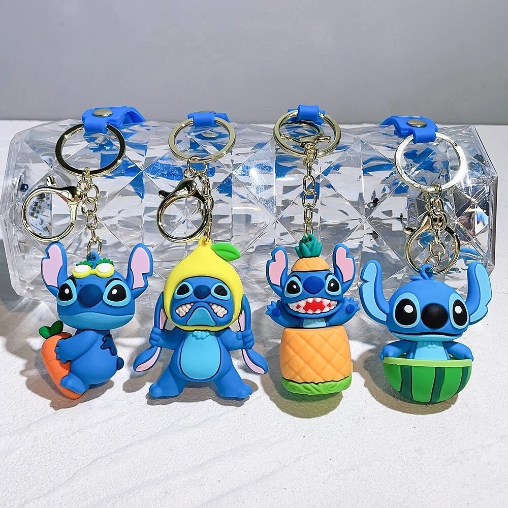 Lilo & Stitch Toys Keychian Anime Stitch Pendant Keychain Sweet Fruit ...