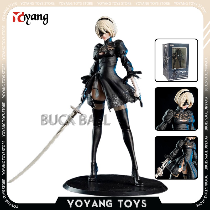 28cm Nier:automata Anime Figure Mechanical Life Forms Yorha No. 2 Type ...