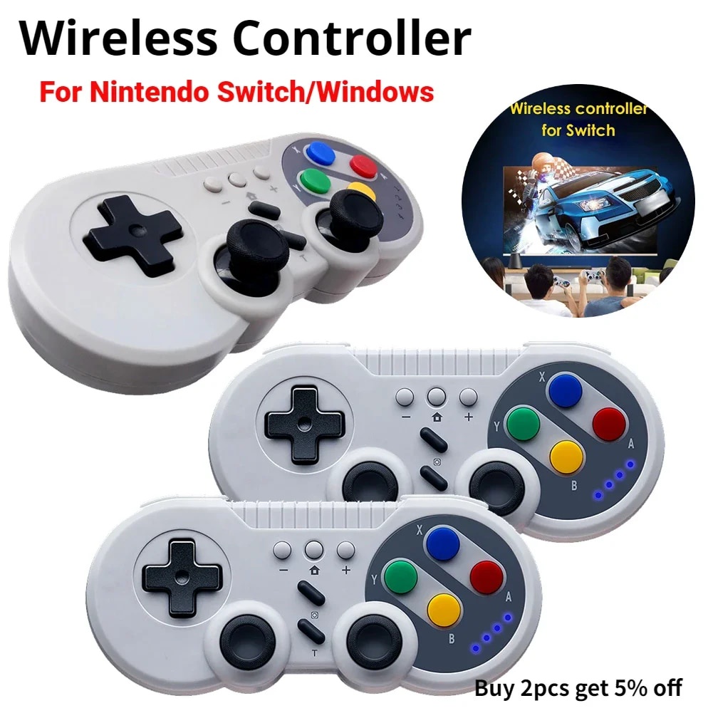 Wireless Gamepad Controller for Nintendo Switch PC Dual Motor Vibration Turbo | Shopee Philippines
