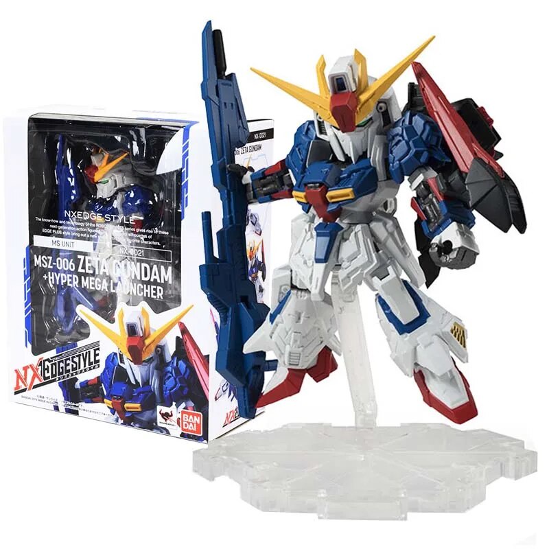 Bandai Figure Gundam Anime Figures NX NXEDGE STYLE Zeta Hyper Mega ...