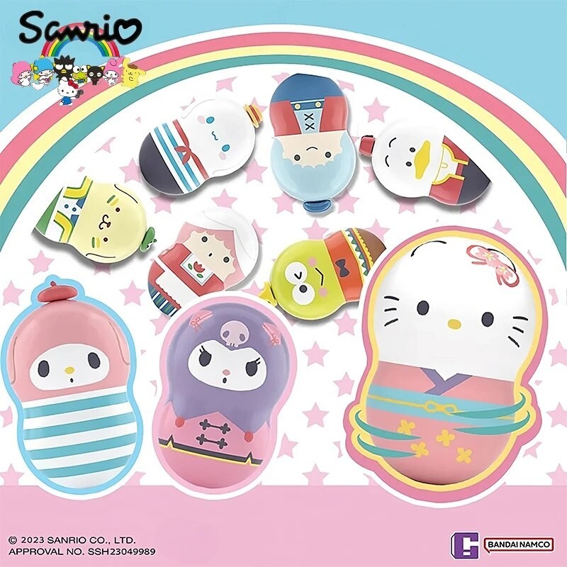Sanrio Blind Box Peanut Tumbler Food Play Gum Rotating Decoration Hello ...