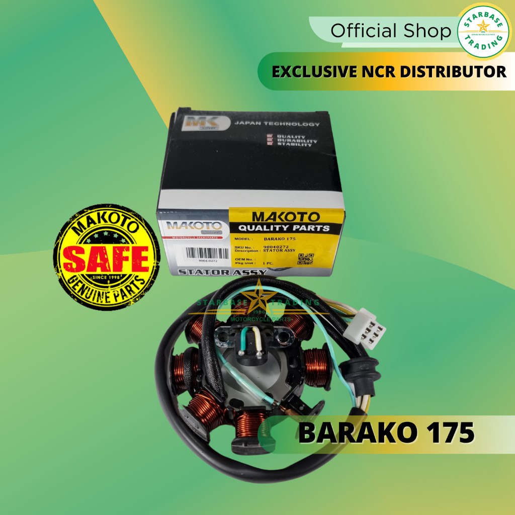 Makoto Silver | Stator | BARAKO 175 | Stator Assy | Shopee Philippines