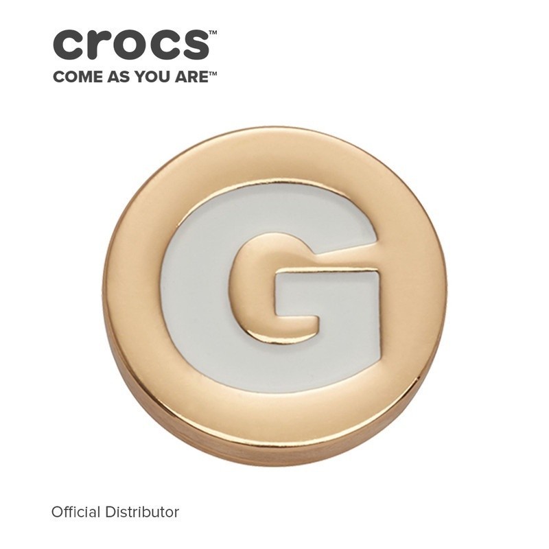 Crocs Jibbitz Charm Gold Letter G | Shopee Philippines