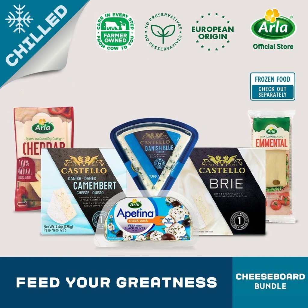 Arla & Castello Ultimate Cheese Bundle | Shopee Philippines