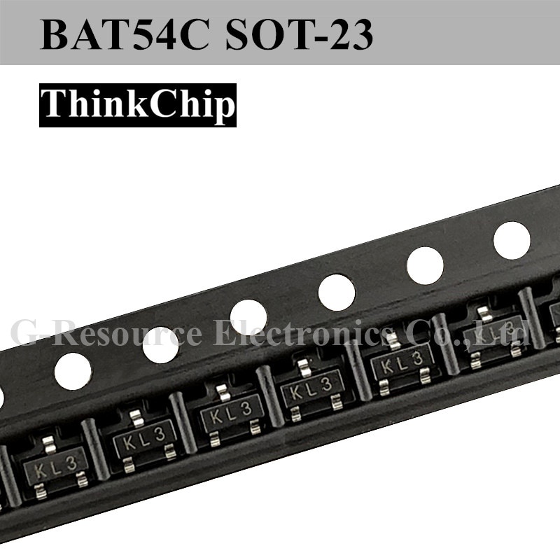 (100pcs) BAT54C BAT54 SOT-23 Dual Common Cathode Schottky Barrier Diode (Marking KL3) | Shopee ...