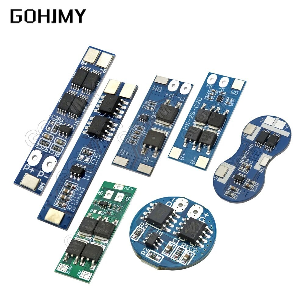 2S 3A 4A 5A 8A 10A 13A 20A 7.4V 8.4V Li-ion 18650 8A-15 Lithium Battery Protection Board / BMS ...