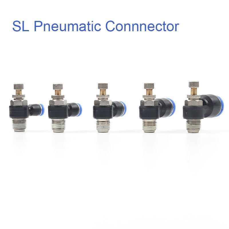 ☀1PCS SL 4-12mm Fast connection Pneumatic Fitting M5\" 1/8\" 1/4\" 3/8 ...