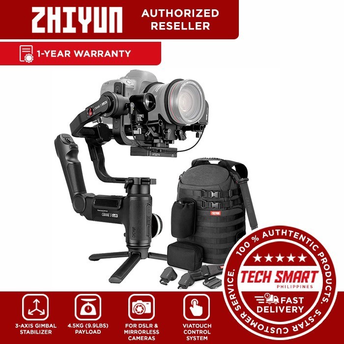 Zhiyun Crane 3 LAB [Master Package] 3-axis Handheld Gimbal Stabilizer ...