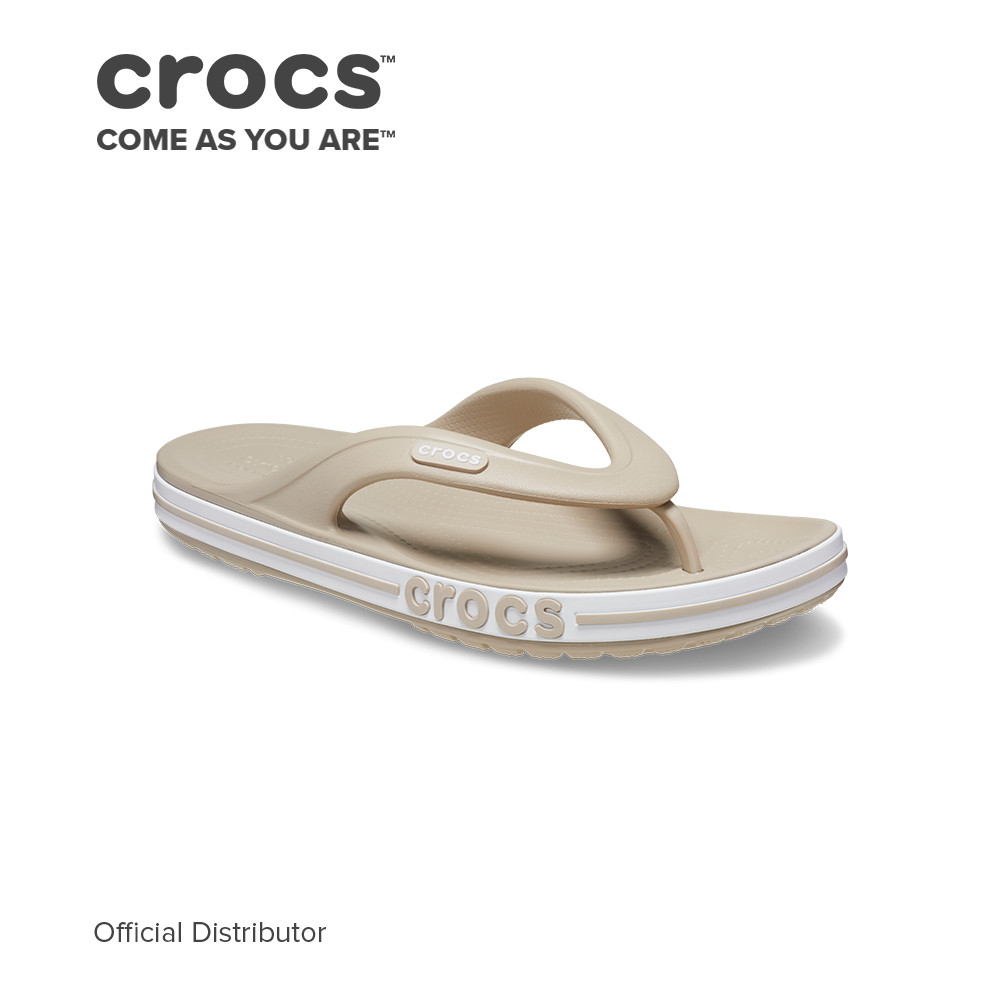 Crocs Bayaband Flip in Cobblestone | Shopee Philippines