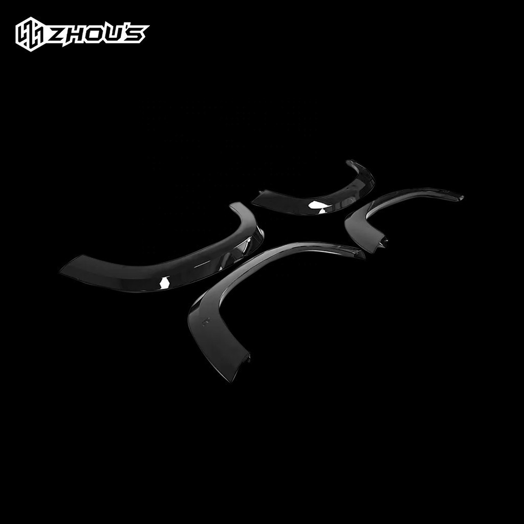Customized Gloss Black Wheel Trim Wheel Arch Fender Flares For Land ...