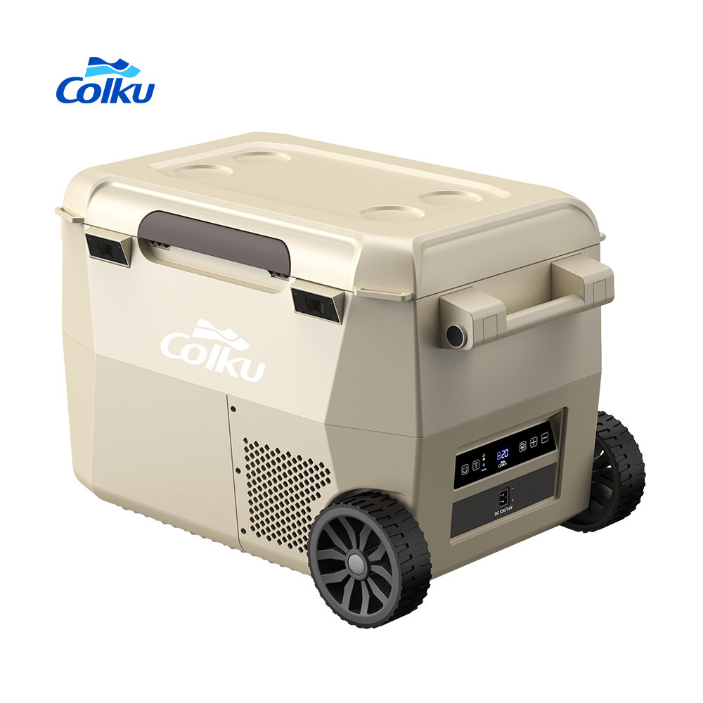 Mini Car Fridge freezer combination camping outdoor fishing portable ...