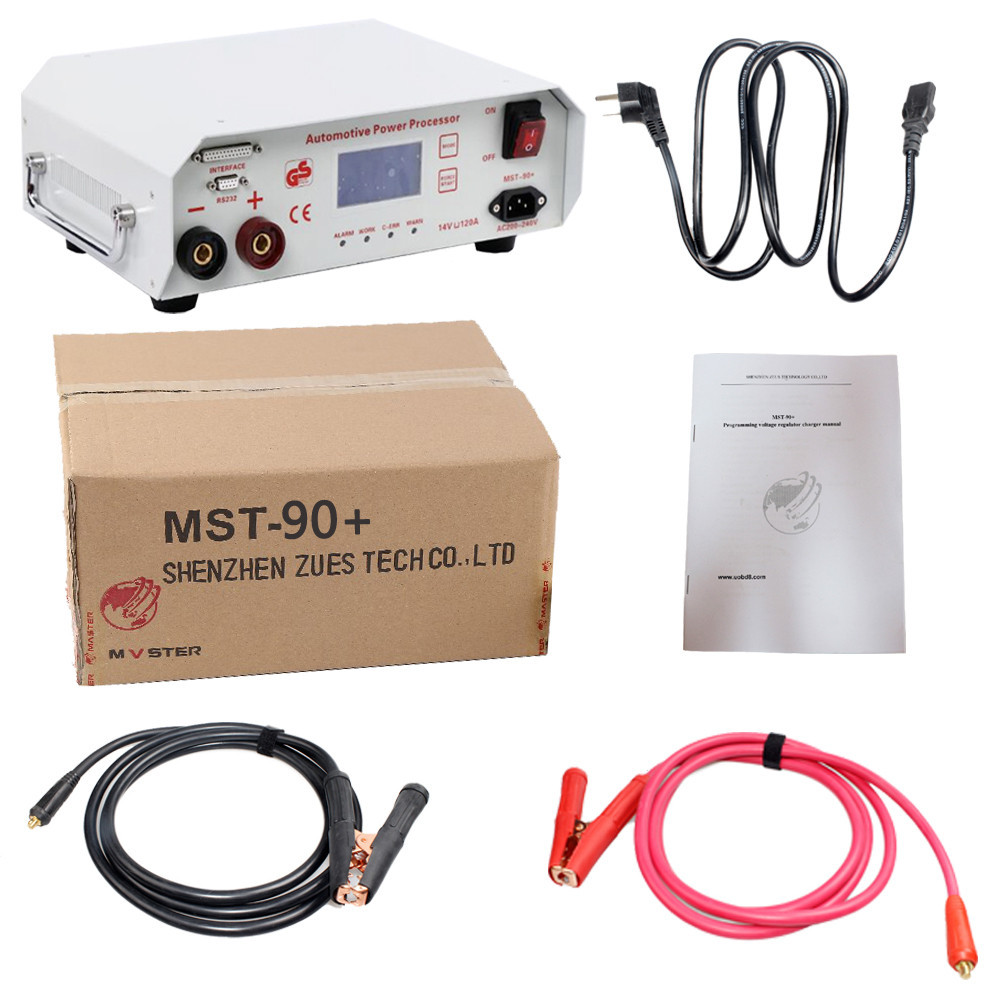 14V 120A battery voltage regulator & charger for ECU Programming coding ...