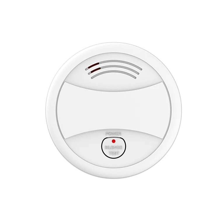 ☄2.4G wifi smart plastic cover fire alarm wireless smoke detector with ...