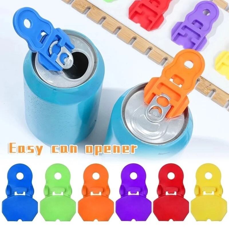 ☮New 6pcs Manual Easy Can Opener Portable Beverage Beer Cola Beverage ...