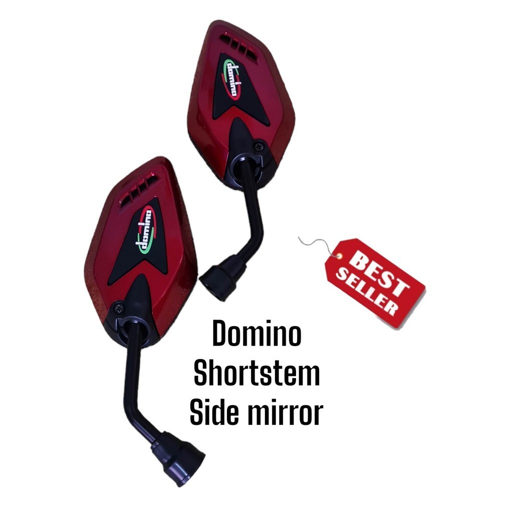Honda TMX 125 Alpha |(RED) DOMINO SIDE MIRROR|EASY TO INSTALL | Shopee ...