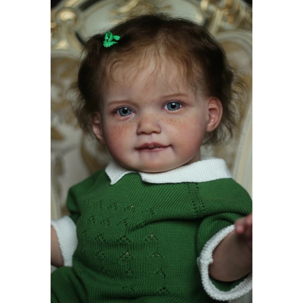 3D Paint Skin With Vein 65 CM Soft Silicone Reborn Baby Girl Doll Toy 1 ...