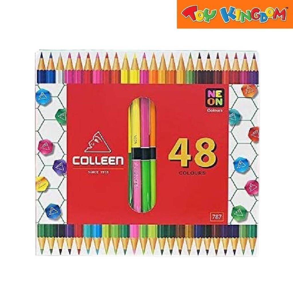 Colleen 48 Colored Pencils Dual Tip Hexagon | Shopee Philippines