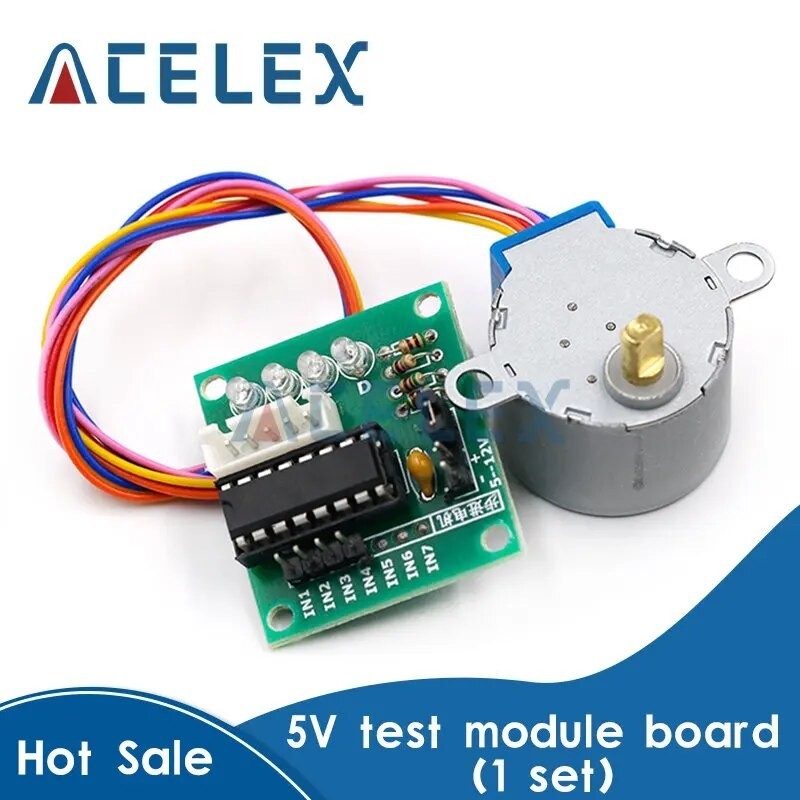 ☠28BYJ-48-5V 4 phase Stepper Motor+ Driver Board ULN2003 forArduino 10 ...