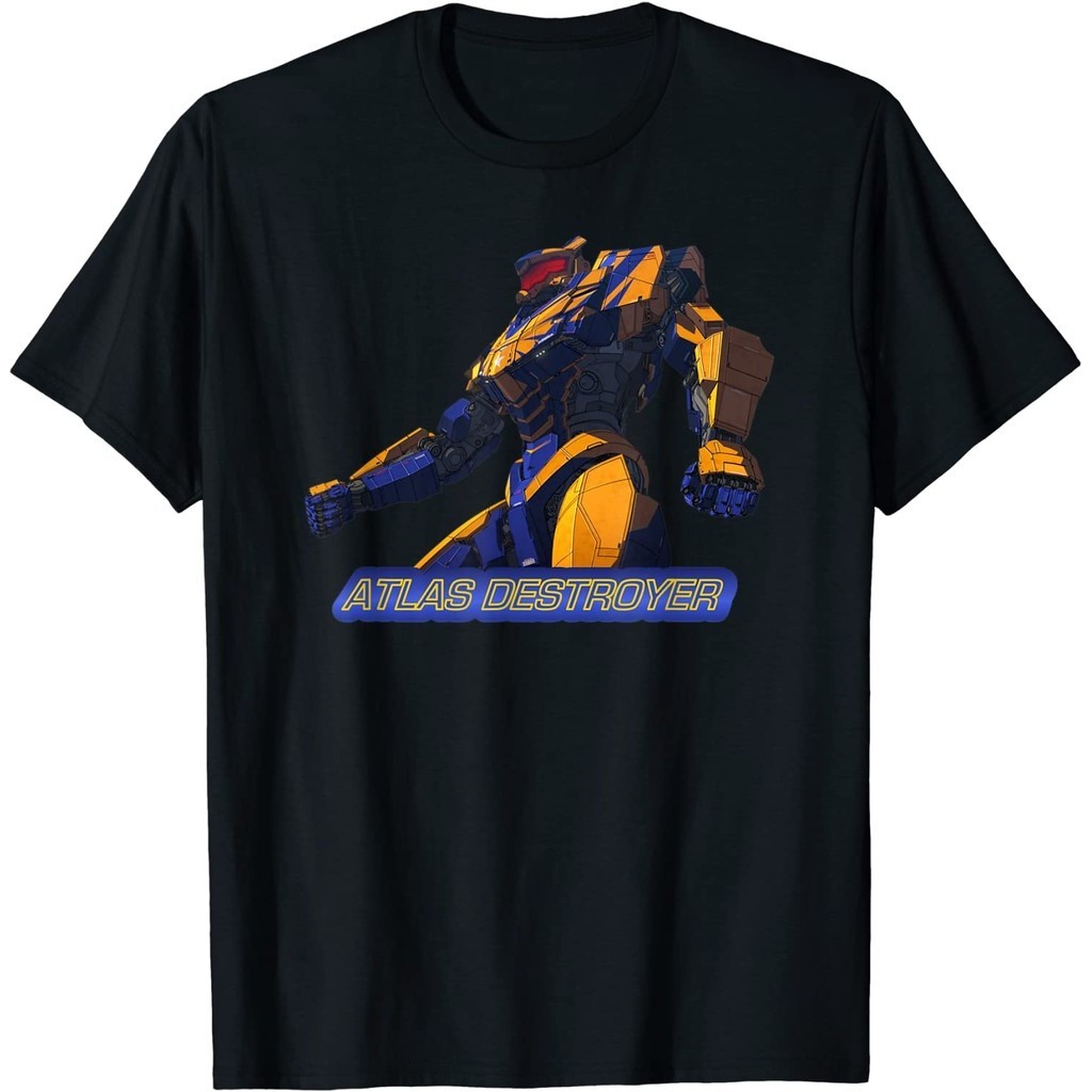 Atlas Destroyer - Pacific Rim The Black - Jaeger Hero T-Shirt | Shopee ...