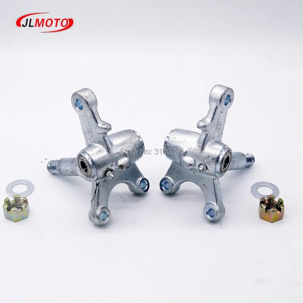 ☚1 Pair Steering Strut Knuckle Spindles Fit For 100MM*4 M14 Stud Disc ...