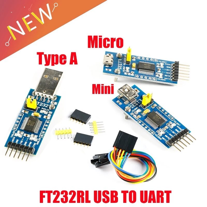 -FT232 USB UART Board Type A,USB To UART (TTL) Communication Module,USB ...