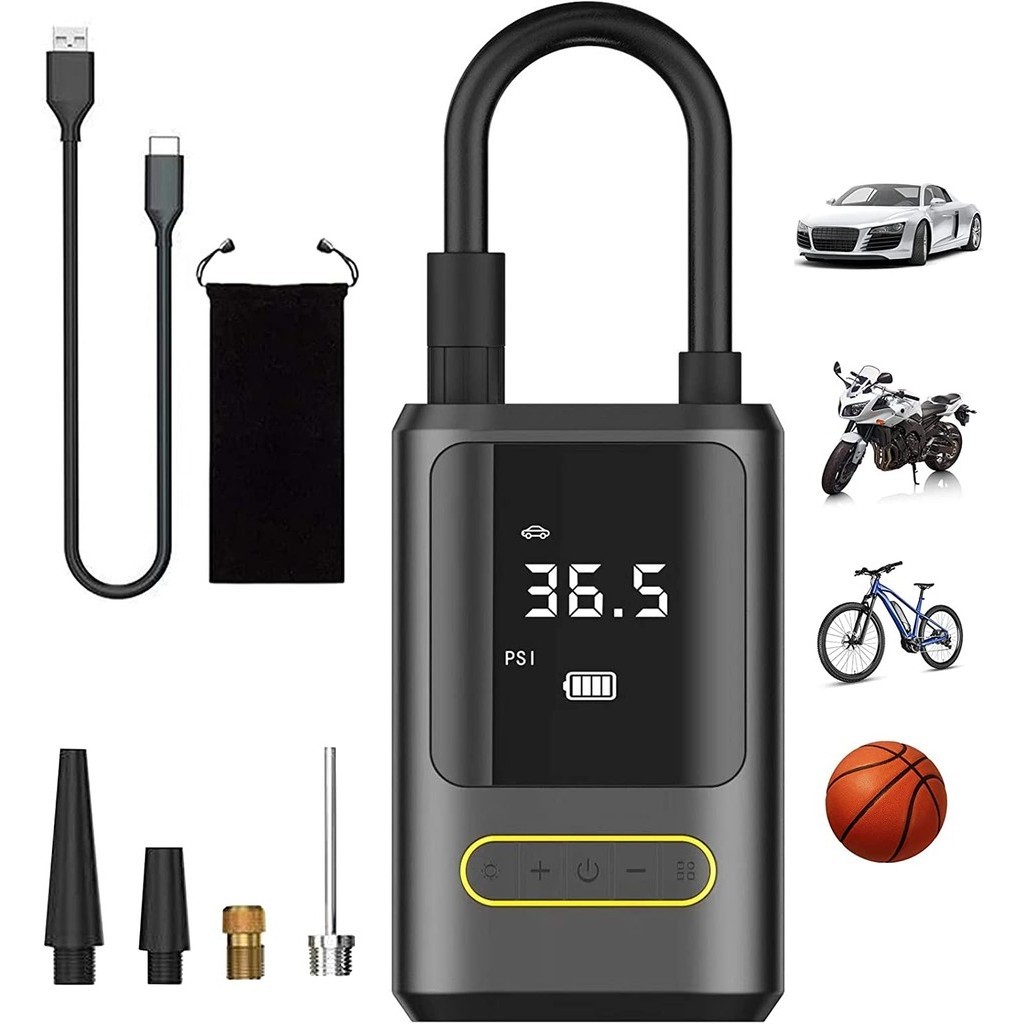 Tire Inflator Portable Air Compressor, Morpilot Electric Air Pump For ...