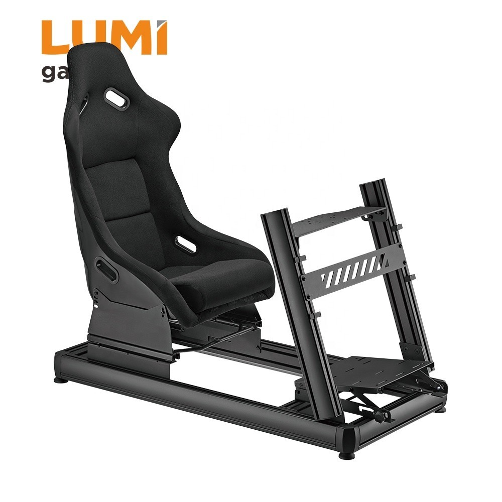 LRS08-BS01 Aluminum Gaming Racing Sim Simulator Driving Cockpit Rig For ...