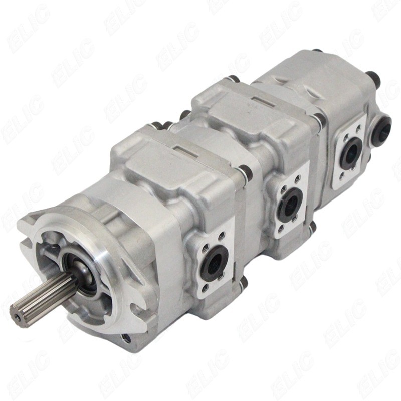 PC25-1 PC38UU-2 roader pump oil gear pump 705-41-08080 hydraulic triple ...
