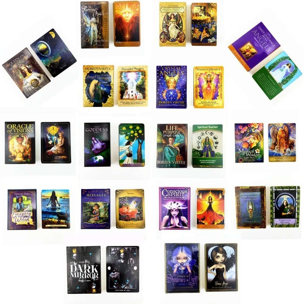 500styles Oracle Tarot Cards Guidance Divination Fate Oracle Party Deck ...