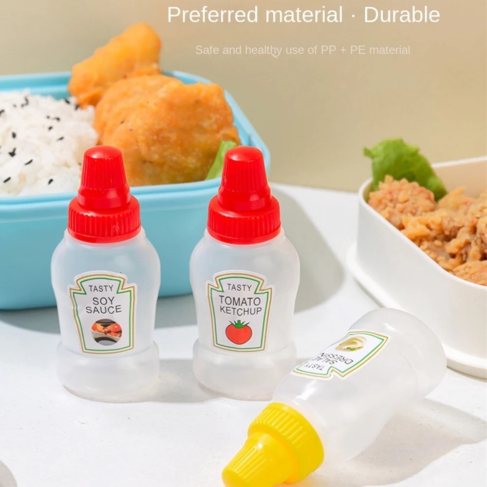 Polychromatic Squeeze Bottle Covered Condiment Squeeze Box Squeeze ...