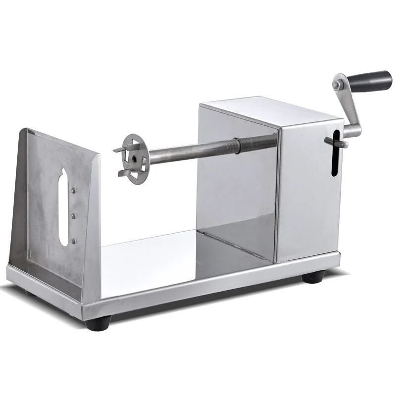 Hand Rotating Potato Tower Machine Manual Potato Cyclone Potato Chip Machine Tornado Potato