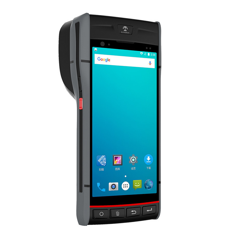 Rugged Handheld Android POS PDA 1D 2D QR Barcode Scanner NFC RFID Reader Printing Portable Data ...