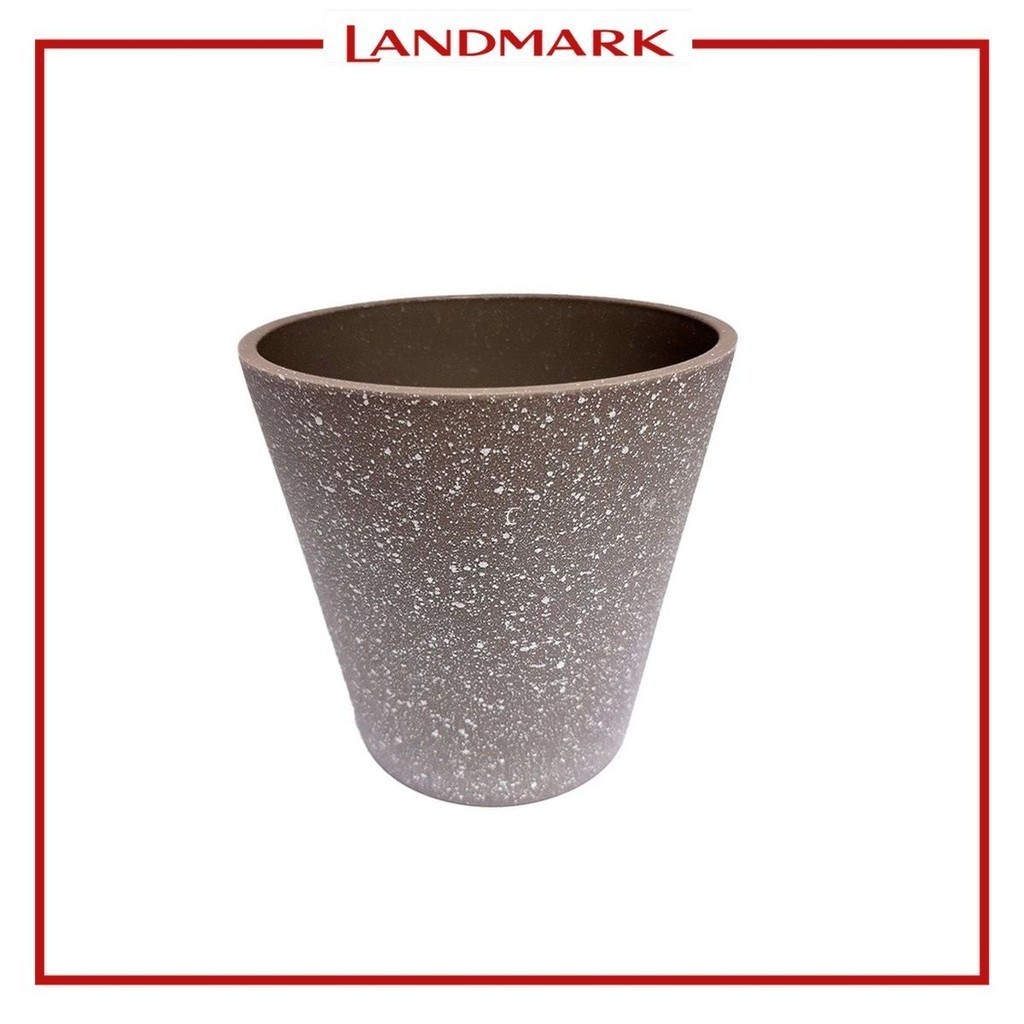 Landmark Melamine Round Flower Pot 15X15Cm Coffee | Shopee Philippines