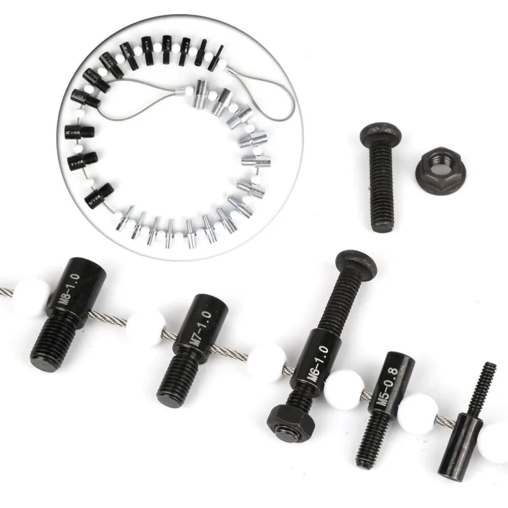 26 Male/Female Size Bolt Nut Screw Thread Checking Checker Gauge ...