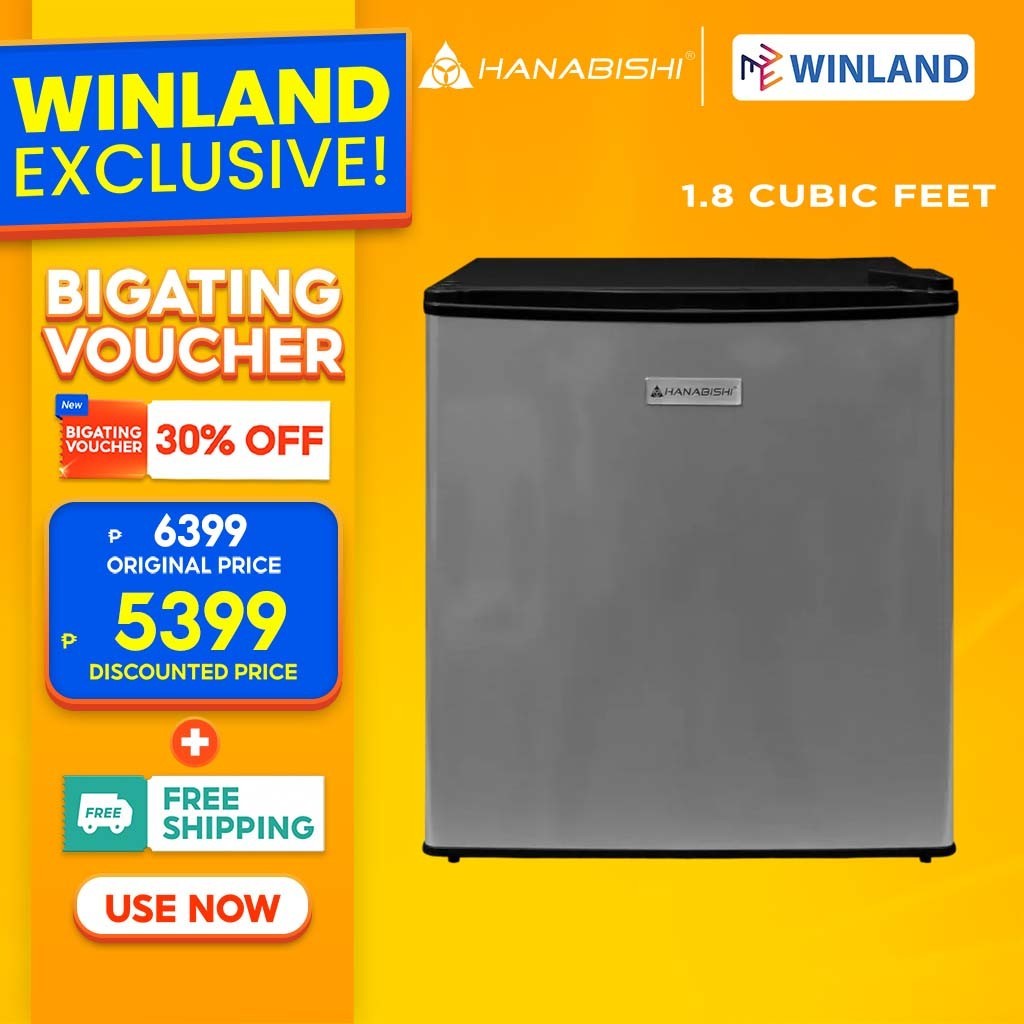 Hanabishi by Winland 1.8 Cubic ft. Single Door Refrigerator Ref ...