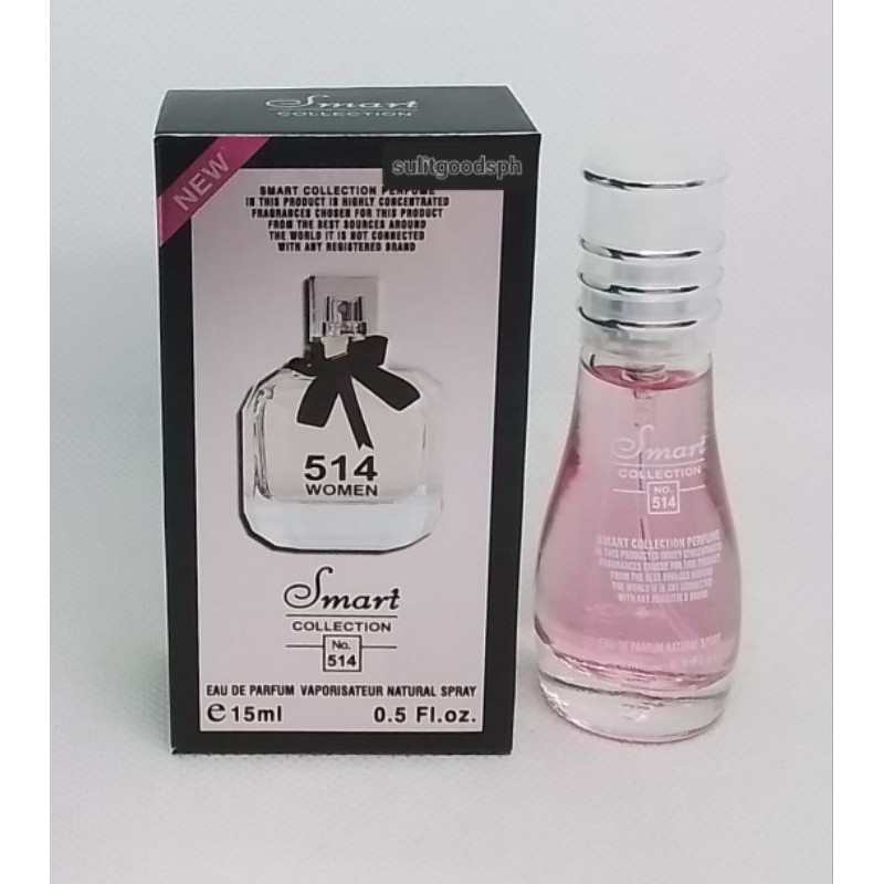 SMART COLLECTION PERFUME NO. 514 FOR WOMEN 15 ML EDP | Shopee Philippines