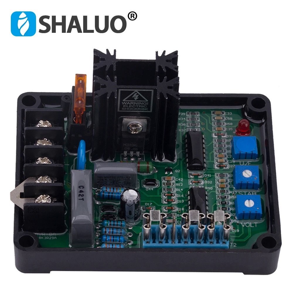 NEW GAVR 8A Brushless AVR Generator Automatic Voltage Regulator Module ...