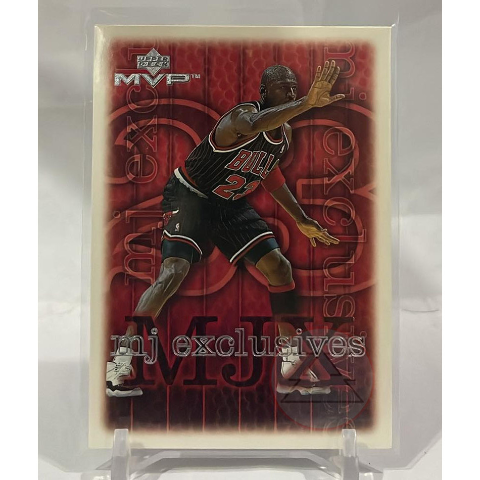 Michael Jordan 1999 Upperdeck MJ Exclusives MVP no. 190 NBA card ...
