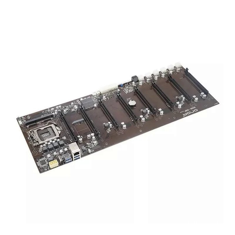 ILUZ Computer 8 GPU Motherboard B250 D8P D3 8PCIE DDR3 LGA1151 Board ...