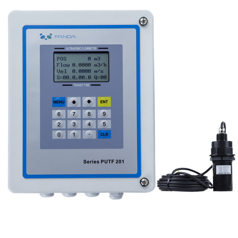 RS485 4-20MAUltrasonic Level Meter Open Channel Flow Meter Sewage ...