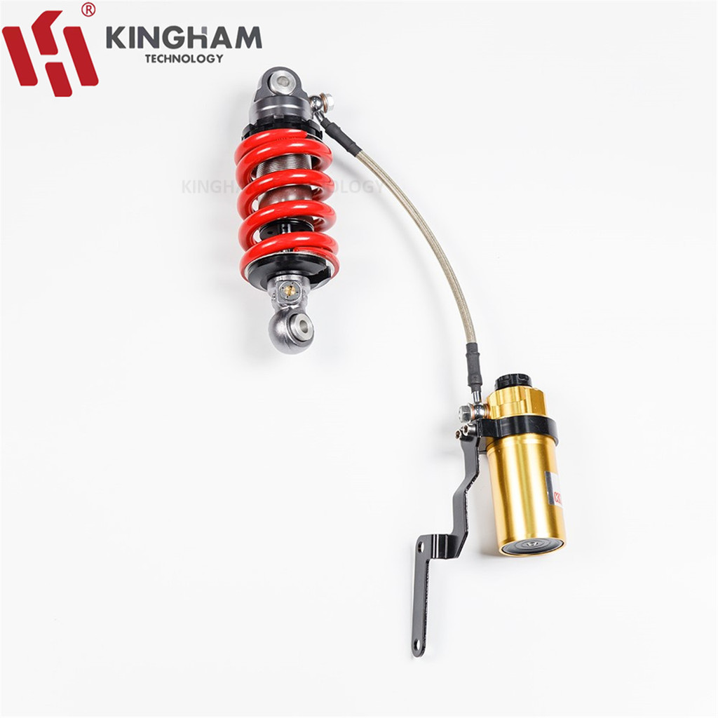 KINGHAM Motorcycle Mono Rear Shocks Aluminum Dual Adjustable for Yamaha ...