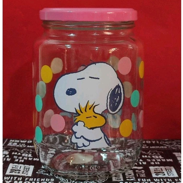 Snoopy Big Glass Jar PEANUTS | Shopee Philippines