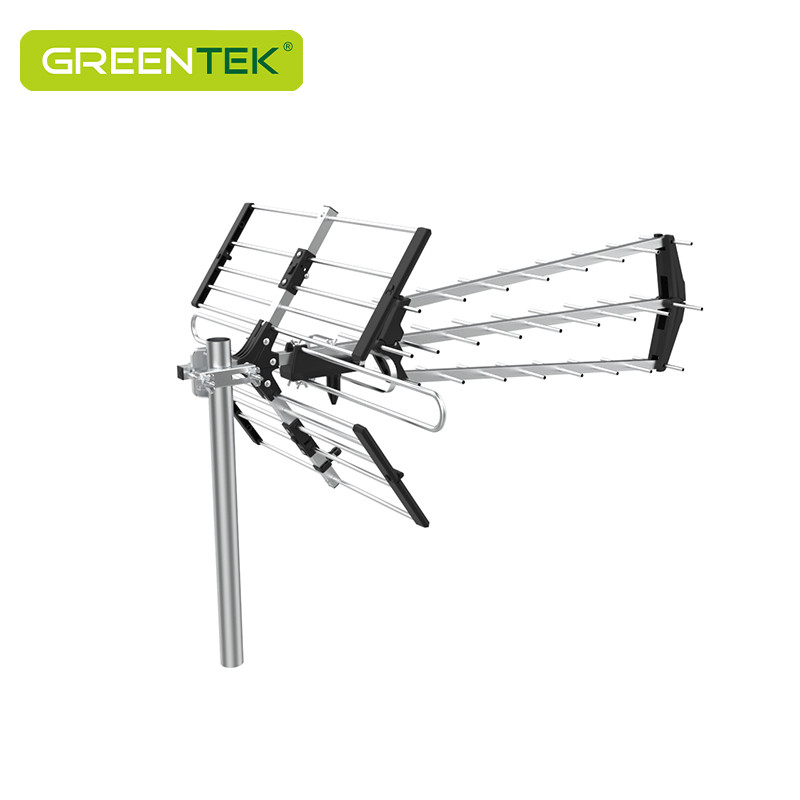 GREENTEK Yagi Digital TV Amplifier High Gain HDTV UHF VHF TV Outdoor ...