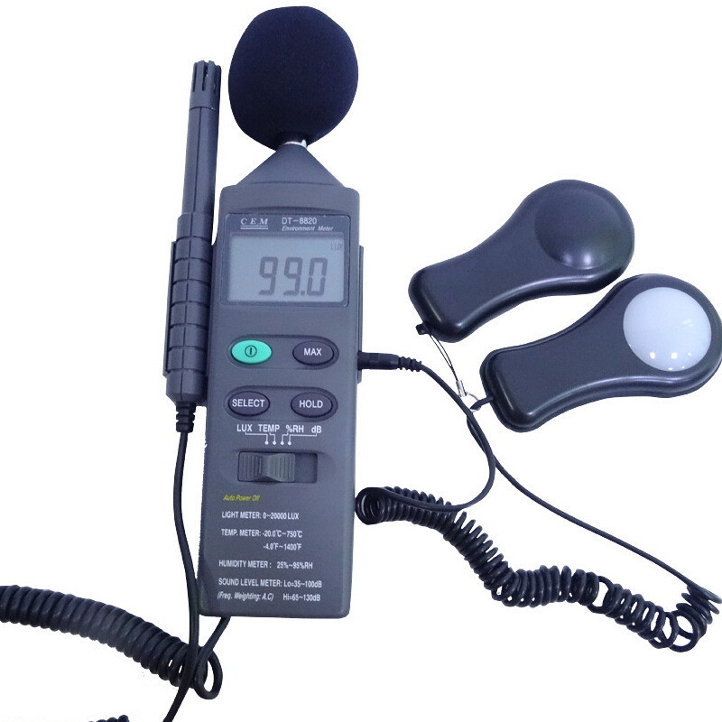 CEM DT 8820 4-in-1 multifunctional environmental measuring instrument ...