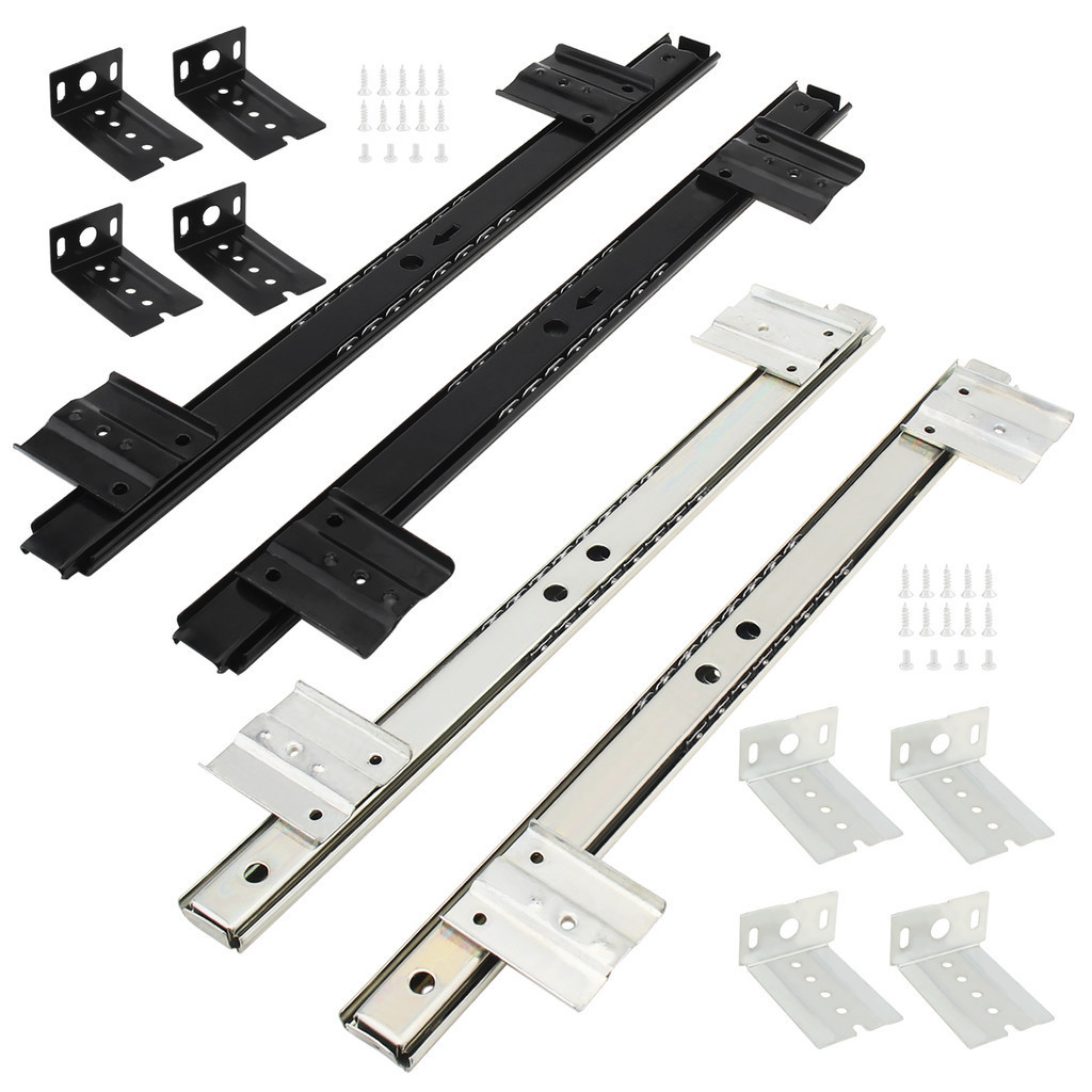 1 Set of 27mm Wide Heavy Duty Steel Construction Ball Bearing Keyboard ...