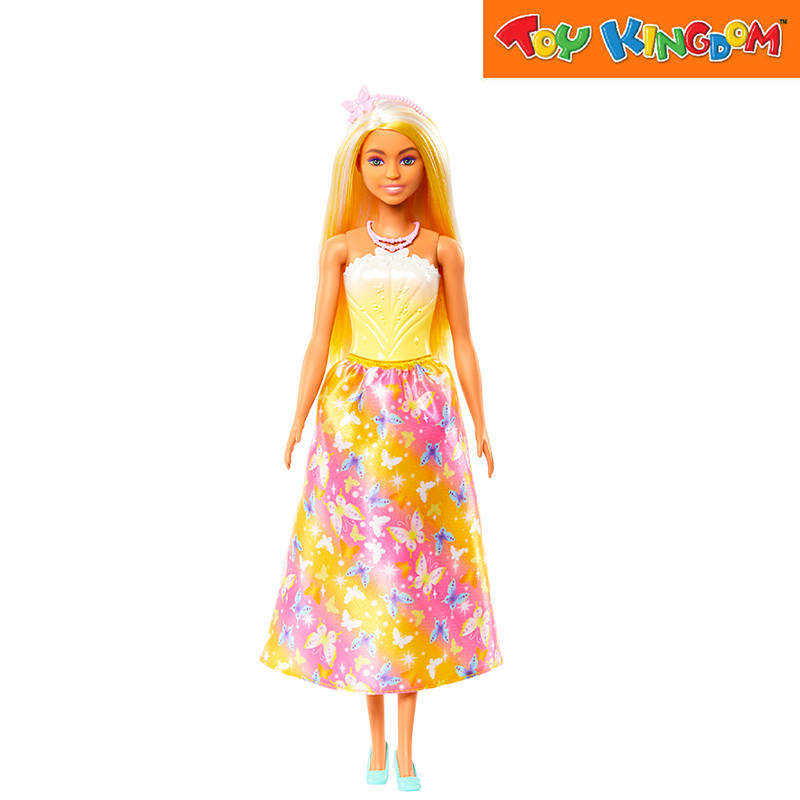 Barbie Yellow & Blonde Fantasy Hair Fairytale Royal Doll | Shopee ...