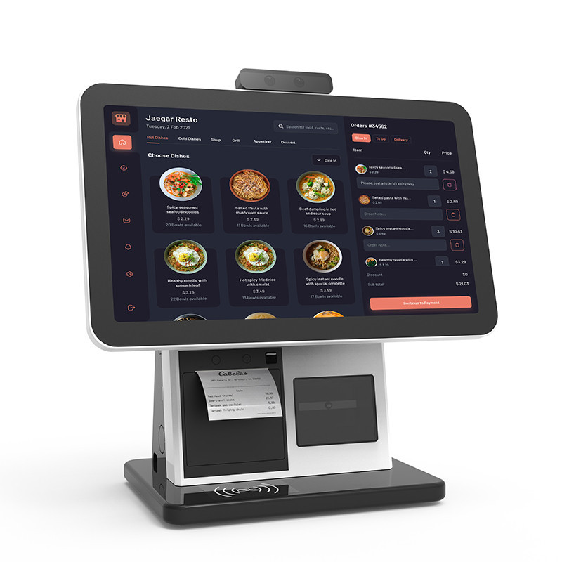 Customized 15.6 inch Daul Screen Pos Terminal point of sale Systems ...
